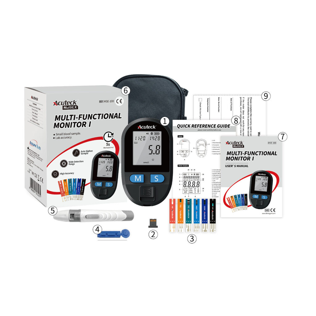 Acuteck MultiGX Multi-Function 6 in 1 - Health Monitoring System - 3zbio